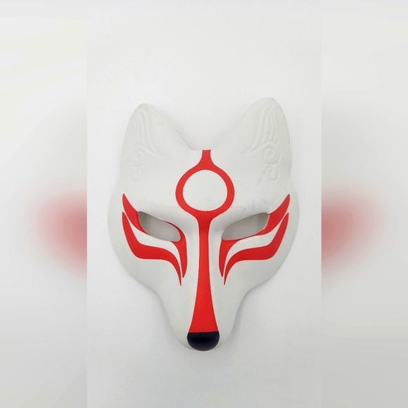 Other | Mask Kitsune Kabuki Cosplay Fox | Poshmark